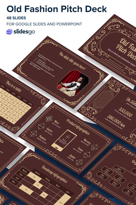Old Fashion Pitch Deck Powerpoint Slide Designs Powerpoint Design