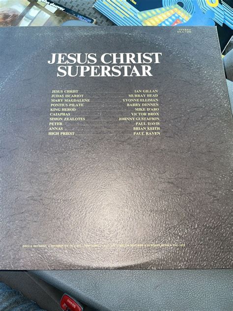 Mavin Jesus Christ Superstar Vinyl Record Album Lp 1970 Rock Opera