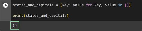 python create empty dictionary