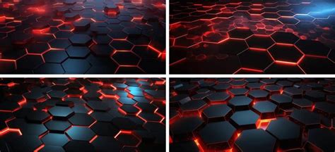 Premium Vector Abstract Hexagon Honeycomb Pattern Background Technology Futuristic Modern