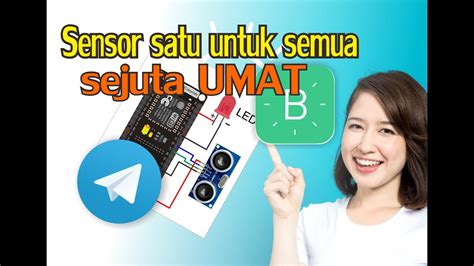Satu Sensor Untuk Semua Manfaat Ultrasonik Esp8266 Iot Youtube