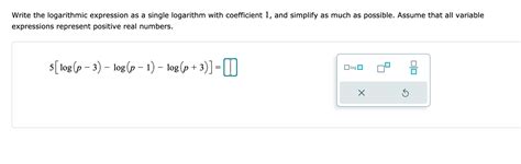Solved Write The Logarithmic Expression As A Single Chegg