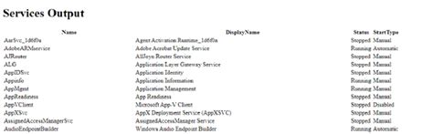 چگونه از سبک CSS در خروجی HTML PowerShell استفاده کنیم فیلم های
