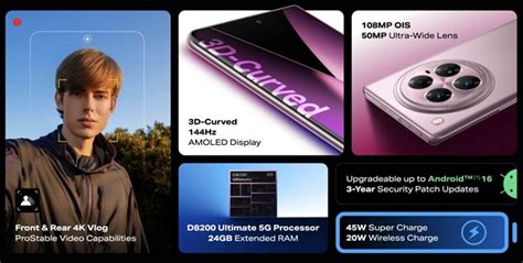 Infinix Zero G With Fhd Hz Curved Amoled Display Dimensity Mp Af Front