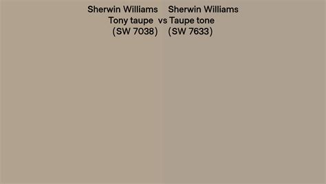 Sherwin Williams Tony Taupe Vs Taupe Tone Side By Side Comparison