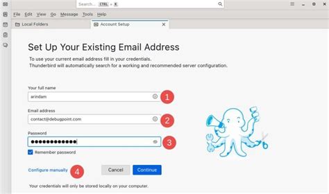 Set Up Thunderbird Email Client On Ubuntu