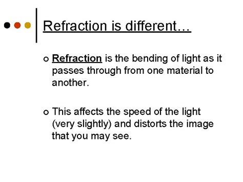 Reflection And Refraction Differences And Diagrams Reflection Recall