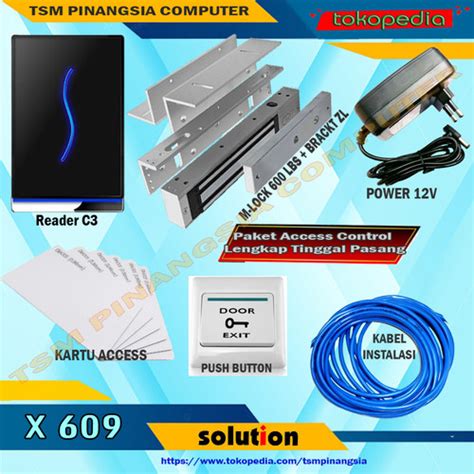 Jual Paket Access Control Solution C3 Paket Akses Door Pintu Kayu Jakarta Barat Tsm