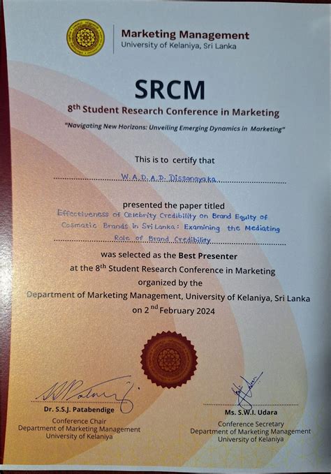 Avishka D On Linkedin Proudmoment Awardwinning Researchconference 16 Comments