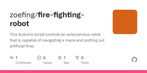 GitHub Zoefing Fire Fighting Robot This Arduino Script Controls An Autonomous Robot That Is
