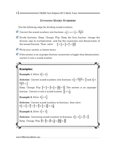Texes Core Subjects Ec 6 Math Tutor Everything You Need To Help