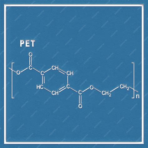 Premium Photo Polyethylene Terephthalate Or Pet Structural Chemical
