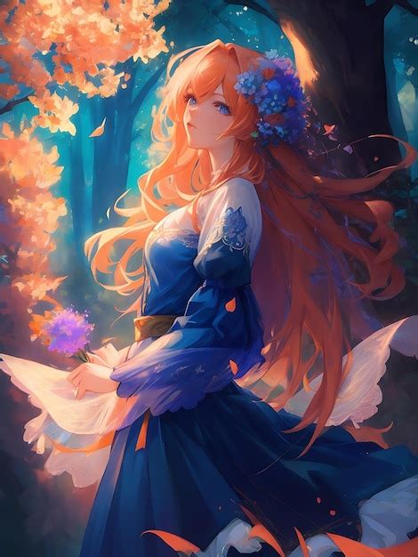 Premium Ai Image Flower Princess 15