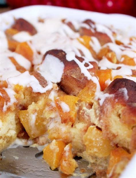 Southern Peach Cobbler Bread Pudding