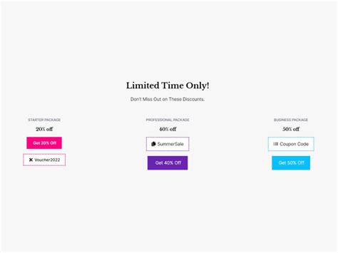 Copy Coupon Code With Promo Codes Unlimited Elements Widget Library For Elementor Blocks