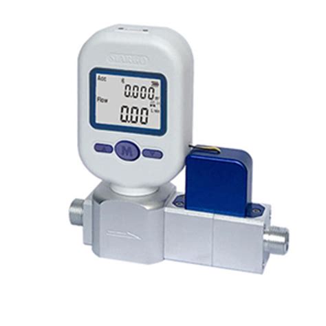 Turbine Mass Gas Flow Meter With Mems Thermal Sensing Technology Mf5706
