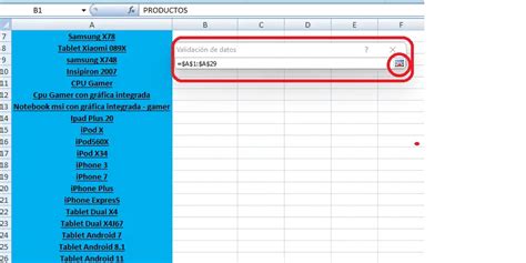 Crea Listas Desplegables en Excel Rápida en