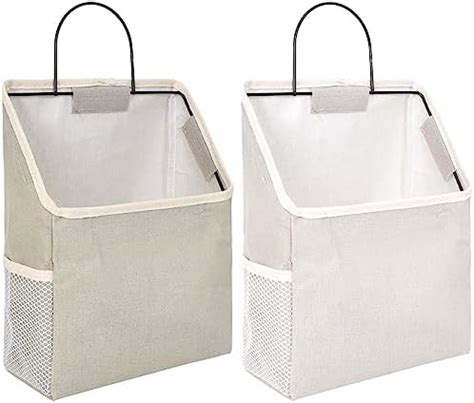 Mikihat 2 Pièces Sac de Rangement Suspendu Mural Panier de Rangement