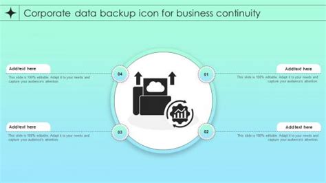 Corporate Data Backup Icon Powerpoint Presentation And Slides Ppt Powerpoint Slideteam