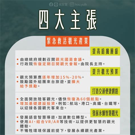 提觀光政策 侯友宜：開國是會議、4年總統任期內讓來台旅客數破1800萬人 蕃新聞
