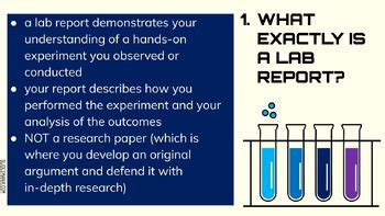 How To Write A Science Lab Report Instructional Slide Deck TPT
