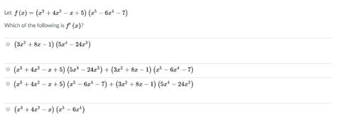 solved let f z z3 4z2 2 5 zs 6z4 7 which of the