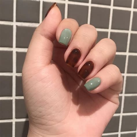 I Tried To Do Tortious Shell Nails Rnails