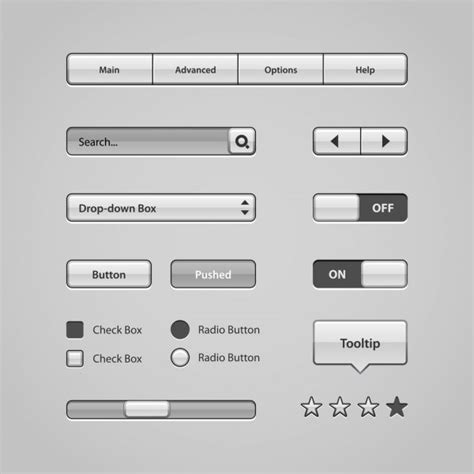 5 715 Soft Ui Vector Images Depositphotos