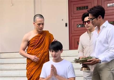 พระบอย ปลงผม เจมส์ จิรายุ บวชทดแทนคุณบิดามารดา ศึกษาธรรม