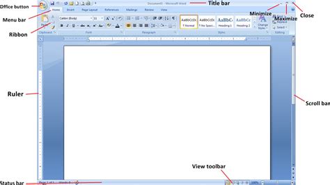 Gambar Tampilan Microsoft Word 2007 Terbaru