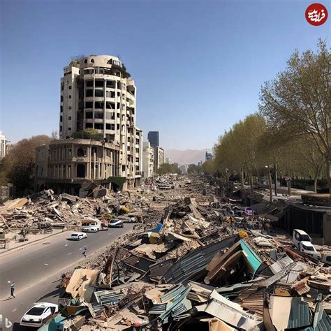 تصاویر آخرالزمانی از تهران