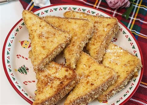 식빵튀김 만드는 법 달달한 초간단 간식 만들기 습식 빵가루 레시피