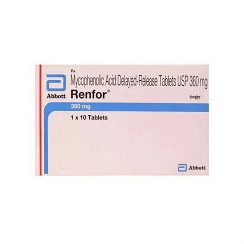 Renfor 360 Mg Tablets at best price in Ahmedabad | ID: 2851632140330