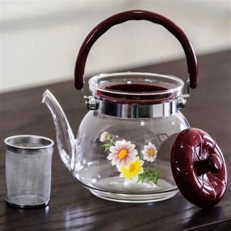 Théière et cafetière en verre résistant à la chaleur avec passoire ml Fiche Technique et Prix