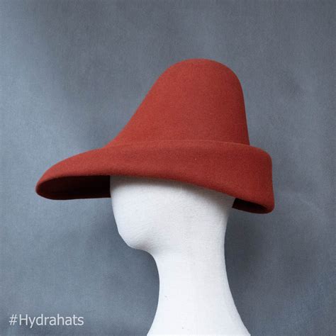 Medieval Bycocket Xl Size Hat Double Incurvate Brim Etsy