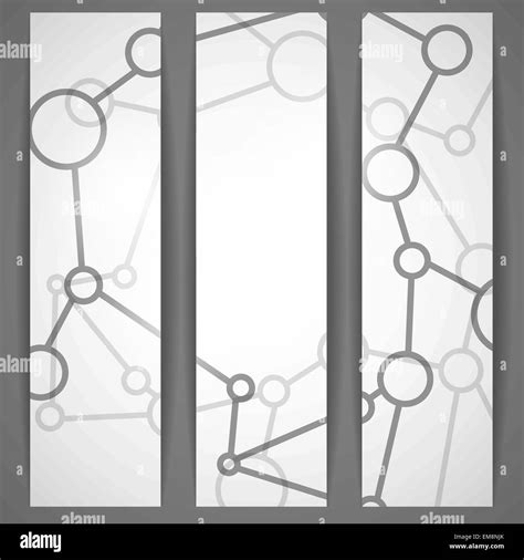 Molecule Abstract Banner Stock Vector Image And Art Alamy
