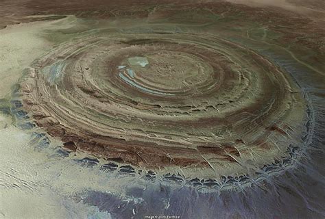 The Richat Structure Earths Bulls Eye ~ Kuriositas