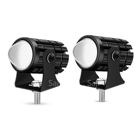 2สี ไฟสปอร์ตไลท์ 12v Led ไฟโปรเจคเตอร์ ไฟหน้ารถยนต์ ไฟมอเตอร์ไซค์ ไฟสปอ
