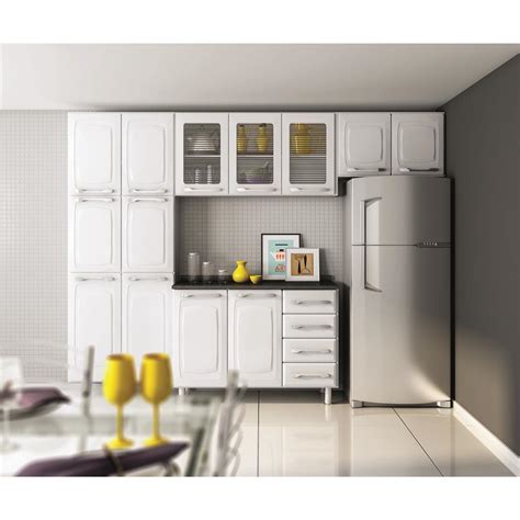 Cozinha Compacta Itatiaia Diamante 13 Portas E 4 Gavetas Em
