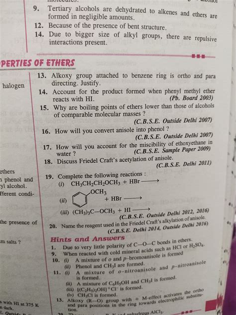 Alkoxy Group Attached To Benzene Ring Is Ortho And Para Directing Justif