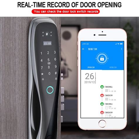 Smart Door Lock Fingerprint Digital Wifi Lock Connected Camera Mo Artofit