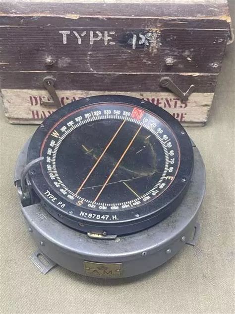 Royal Air Force Raf Compass Navigational Type P8 Raf Ref 6a0726 In