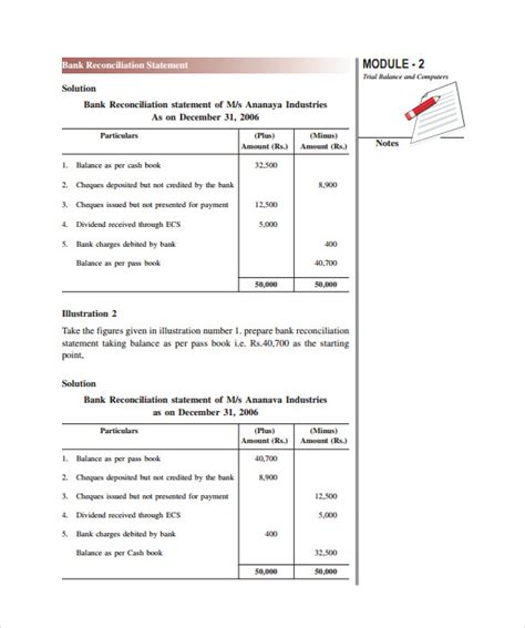 FREE Sample Bank Statement Templates In PDF MS Word Excel