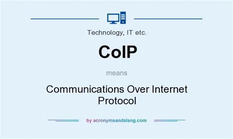 Coip Communications Over Internet Protocol In Technology It Etc By