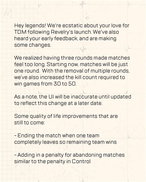 Ea 遊戲 來自《apex 英雄》團隊的「團隊死鬥」更新資訊 👇