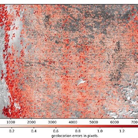 Geolocation Errors Of Mersi Ii 250 M Bands In The Focal Plane Download Scientific Diagram