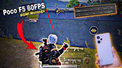 Poco F5 60 Fps Op Nade 3 Finger Full Gyro 🔥🔥 Bgmi Montage Youtube