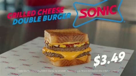 Sonic Drive In Grilled Cheese Double Burger TV Spot Order Up ISpot