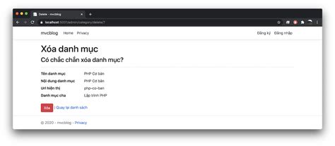 Asp Net Core Mvc X Y D Ng Ng D Ng M U Danh M C C A Blog Ph N
