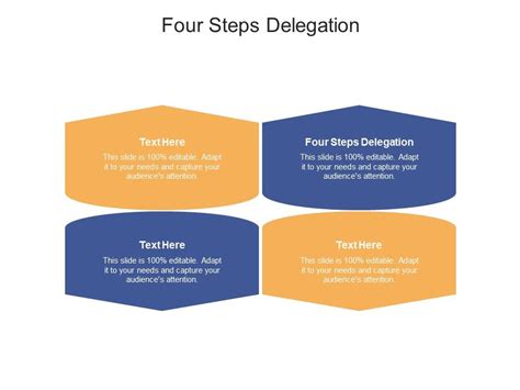Four Steps Delegation Ppt Powerpoint Presentation Summary Graphics Cpb Presentation Graphics